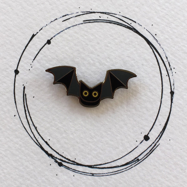 Cute Bat Enamel Pin – chameleon and co