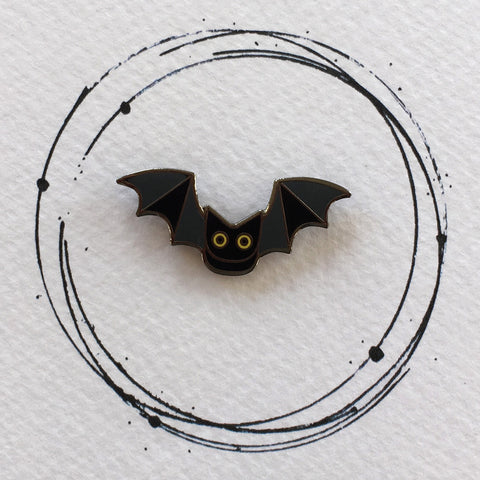 Cute Bat Enamel Pin – chameleon and co